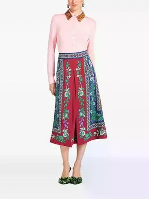 La DoubleJ Santa Monica Maxi Skirt - Red