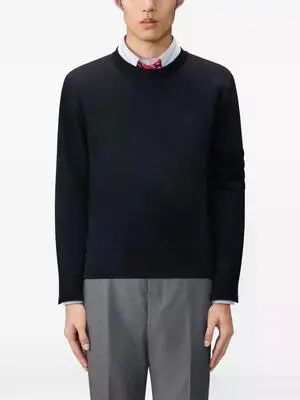 Thom Browne 4-bar Ottoman-stitch Sweatshirt