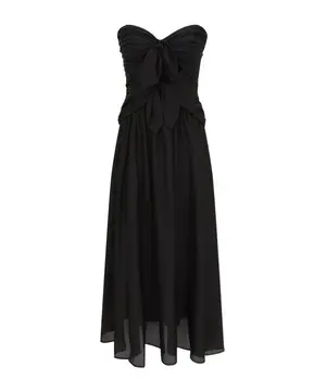 Black Tie Detail Dresses