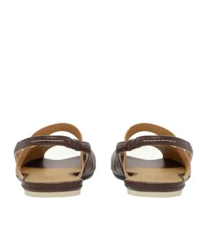 MAISON MARGIELA Open Toe Slingback Sandals - Brown