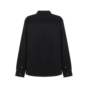 Emporio Armani Curved Hem Buttoned Shirt