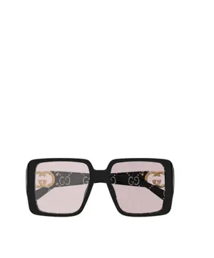 Gucci Square Frame Sunglasses With Logo Detail