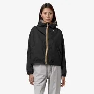 K-WAY Laurette Hooded Jacket - Black