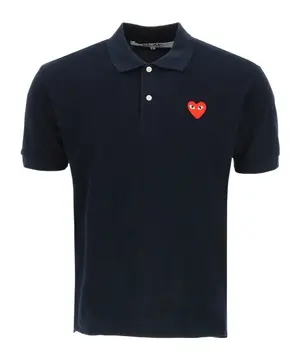 Play Comme Des Garcon Short-sleeved Polo Shirt