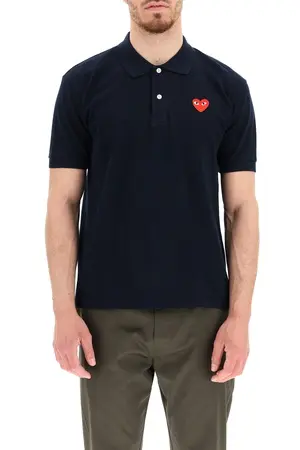 Play Comme Des Garcon Short-sleeved Polo Shirt