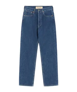 Valentino Garavani Vgold Straight Leg Jeans - Blue