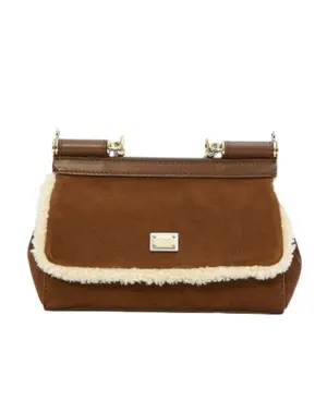 Dolce & Gabbana Sicily Small Tote Bag - Brown