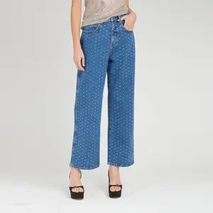Giuseppe Di Morabito Crystal-embellished Denim Jeans