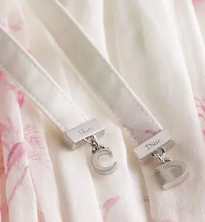 Dior Mid-length Flared Skirt With Toile De Jouy Floral Garden Motif