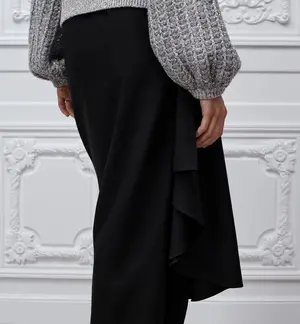 Dior Virgin Wool Draped Pants