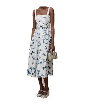 Dior Riviera Mid-length Belted Dress - Multicolor