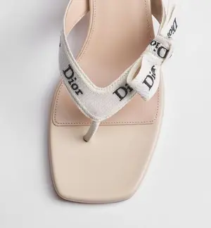 Dior Open-toe High-heeled Sandals With Logo Detail