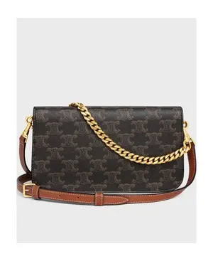 Celine Triomphe Canvas Multipochette Bag