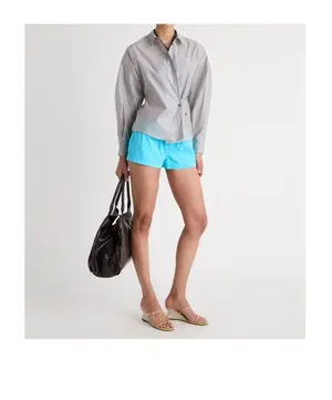 Paloma Wool Pleated-sleeve Button Detail Shirt