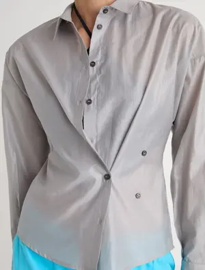 Paloma Wool Pleated-sleeve Button Detail Shirt