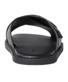 Fendi Squared Ff Leather Slides