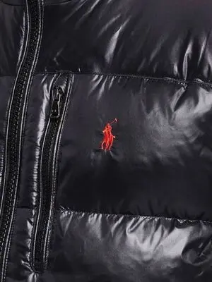 Polo Ralph Lauren Sleeveless Zip-up Gilet - Black