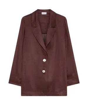 Marella Ramie Canvas Blazer