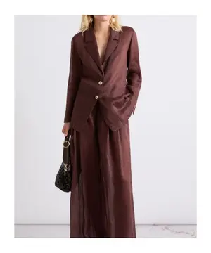 Marella Ramie Canvas Blazer