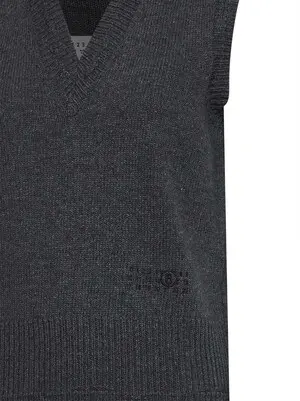 MAISON MARGIELA V-neck Knitted Vest