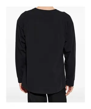 MAISON MARGIELA Long Sleeve Crewneck Sweatshirt With Logo Patch