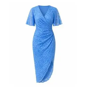 Girl In Mind Wrap Day Dresses