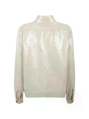 Kiton Sequin-embellished Straight-cut Jacket