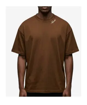 Amiri Script Logo Cotton T-shirt - Brown