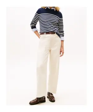 Tommy Hilfiger Striped Button Detail Sweater