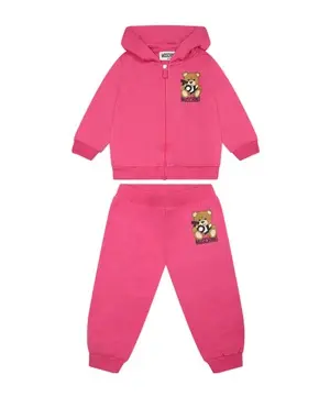 Moschino Teddy Bear Print Tracksuit - Fuchsia