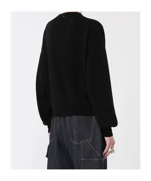 Sportmax V-neck Ribbed Long Sleeve Shirt