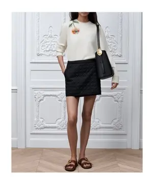 Dior Macrocannage Wrap Miniskirt