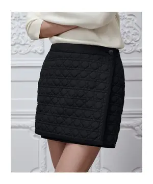 Dior Macrocannage Wrap Miniskirt