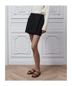 Dior Macrocannage Wrap Miniskirt