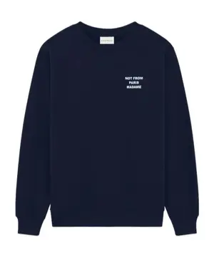Drole De Monsieur Long Sleeve Sweatshirt - Black