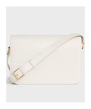 Celine Classique Triomphe Bag In Shiny Calfskin