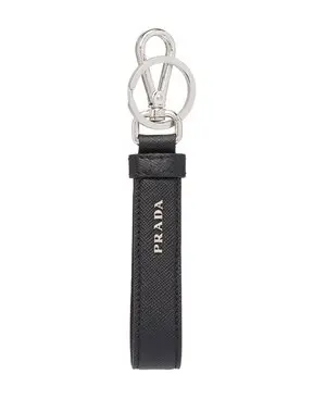 Prada Logo Plaque Keyring