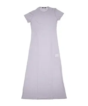 Lela Rose Crewneck Midi Dress - Grey