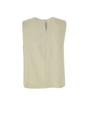 KAOS Sleeveless Tasseled Top