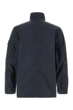 Stone Island Navy Polyester Blend Jacket - Blue