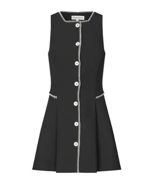Stine Goya Sleeveless Dress With Contrast Stitching