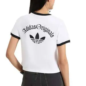 Adidas T-shirt Asia Sizing - White