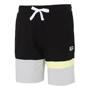 PUMA Basic Shorts - Black/grey/yellow