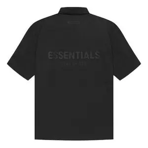Fear Of God Ss21 Polo Shirt 'stretch Limo - Black