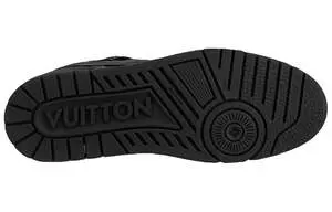 LOUIS VUITTON Trainer Patent Leather Sneakers - Black