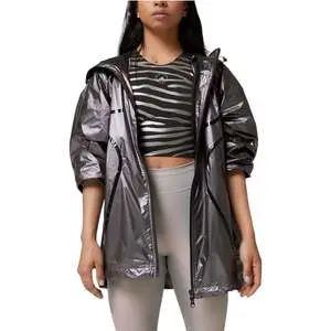 Adidas By Stella Mccartney Truepace Metallic Running Jacket