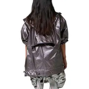 Adidas By Stella Mccartney Truepace Metallic Running Jacket