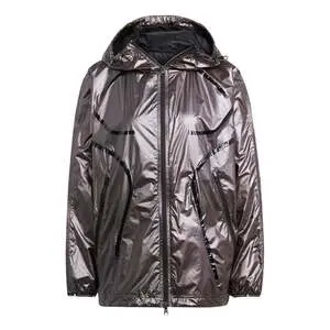 Adidas By Stella Mccartney Truepace Metallic Running Jacket - Copper