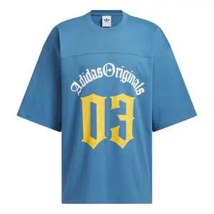Adidas Oversized Fit T-shirt Asia Sizing - Blue