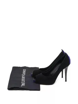 GIUSEPPE ZANOTTI Embellished Peep-toe Pumps